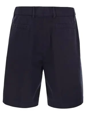 Brunello Cucinelli Cotton Gabardine Bermuda Shorts - Blue