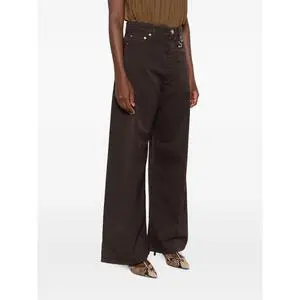 Sportmax Denim Wide-leg Jeans - Brown