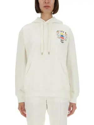 Casablanca CASABLANCA Casaway Mountain Sweatshirt Cream