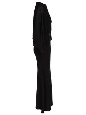 SELF-PORTRAIT Long One-shoulder Dress