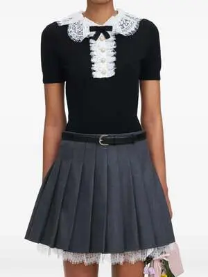 SELF-PORTRAIT Knitted Top