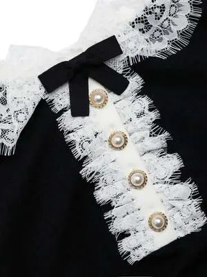 SELF-PORTRAIT Knitted Top