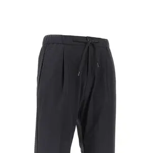 Herno Light Nylon Stretch Pants - Black
