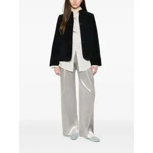FORTE_FORTE Grey Trousers Palazzo Pants