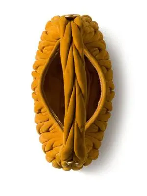 Miu Miu Small Wander Matelassé Suede Bag - Multicolor