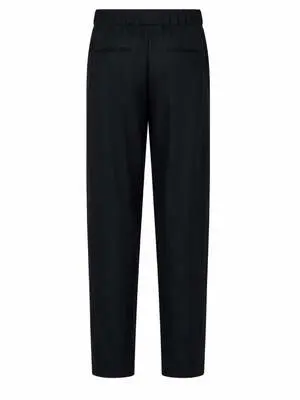 Giorgio Armani Stretch Cashmere Drap Trousers - Blue