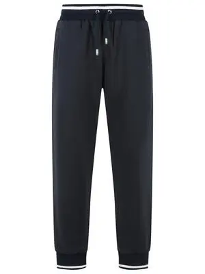 Dolce & Gabbana Jogger' Cotton Pants - Blue