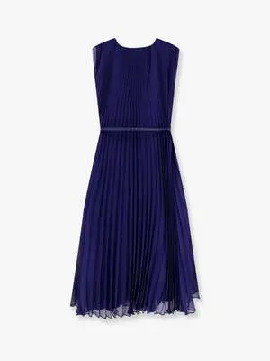 Max Mara Mxecapsula Long Dress With Belt