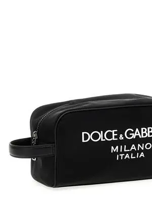 Dolce & Gabbana Logo Make-up Bag - Black