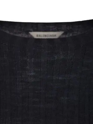 Balenciaga Ribbed Knit Sweater