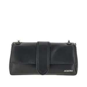 Jacquemus Bambino Chaîne Nappa Leather Bag - Black