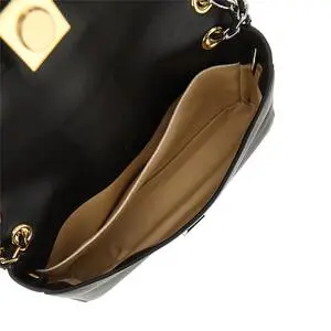 Jacquemus Bambino Chaîne Nappa Leather Bag - Black