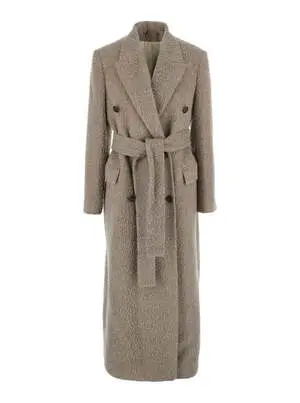 GOLDEN GOOSE Wool Blend Coat - Multicolor