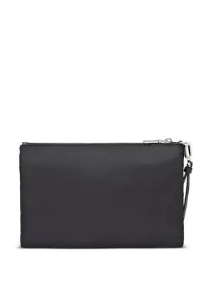 Prada Re-nylon And Saffiano Leather Pouch