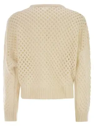 Max Mara Essen Cashmere And Silk Knitwear - Cream