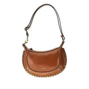 Isabel Marant Étoile Leather Oskan Moon Bag - Brown