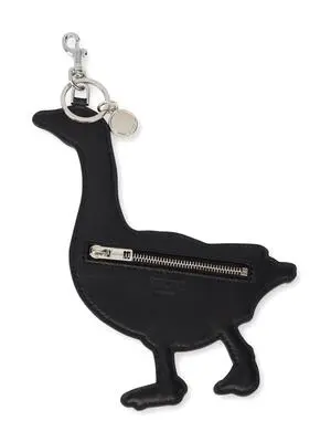 Moschino Pouch With Goose Motif - Multicolor