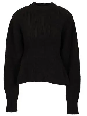 ROTATE BY BIRGER CHRISTENSEN Crew Neck Sweater - Black