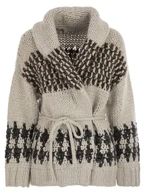 Brunello Cucinelli Handmade Opera Cardigan With Belt