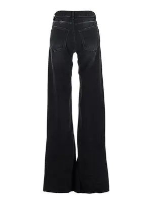 Balenciaga Wide Leg Denim Jeans - Multicolor