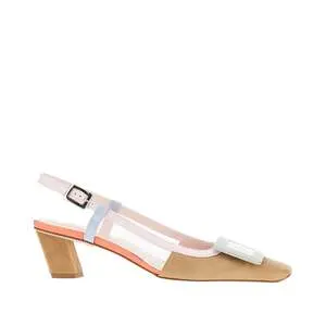 ROGER VIVIER Belle Vivier' Multicoloured Slingback Pumps - Multicolor