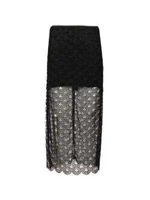 ROTATE BY BIRGER CHRISTENSEN Sequin Midi Skirt