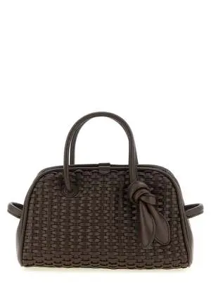 Jacquemus Woven Leather Handbag - Brown