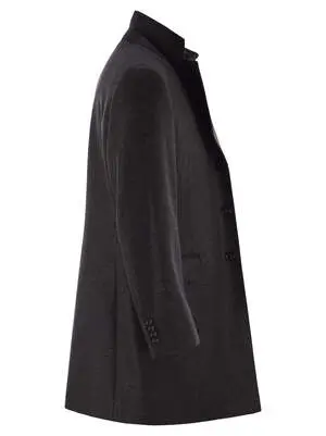 FAY Double Coat In Wool And Cashmere Cloth