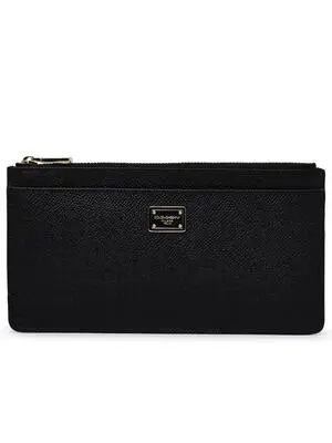 Dolce & Gabbana Leather Card Holder - Black