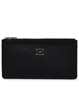 Dolce & Gabbana Leather Card Holder - Black