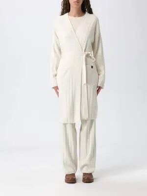 Max Mara Ribbed Belted Long Sleeve Sweater