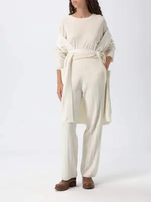 Max Mara Ribbed Belted Long Sleeve Sweater