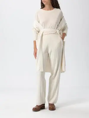 Max Mara Ribbed Belted Long Sleeve Sweater