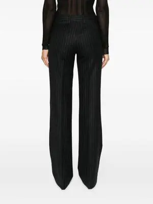 Dries Van Noten Pinstripped Wool Trousers
