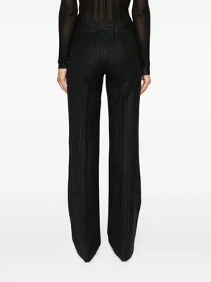 Dries Van Noten Pinstriped Wool Trousers
