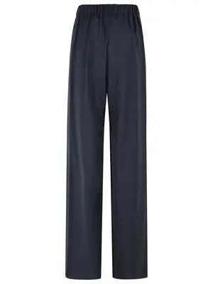 Max Mara Virgin Wool Editto Trousers - Blue