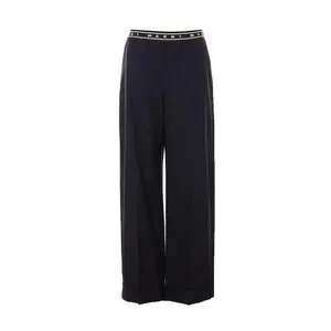 Marni Logo Elasticated Waistband Trousers - Black