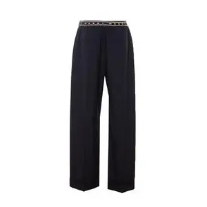 Marni Logo Elasticated Waistband Trousers - Black