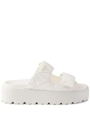 Prada 45mm Padded Leather Sandals