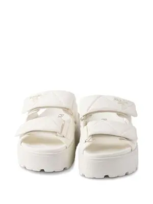 Prada 45mm Padded Leather Sandals