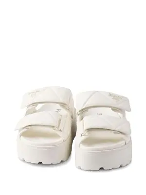 Prada Padded Leather Sandals