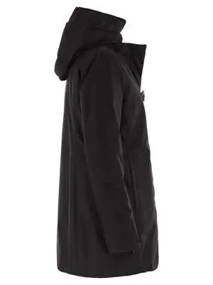 FAY Technical Gabardine Toggle Coat