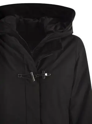 FAY Technical Gabardine Toggle Coat