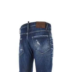Dsquared2 Stretch Denim Slim Twist Jeans
