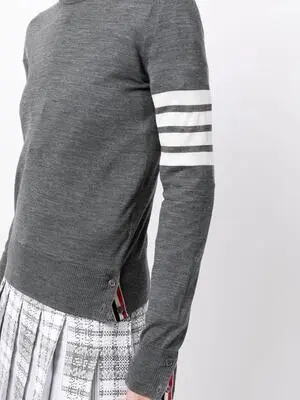 Thom Browne Wool 4-bar Relaxed Pullover