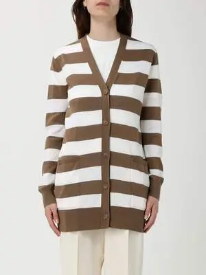 Max Mara Striped Cardigan - Brown