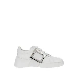 Roger Vivier Gold Tone Sneakers For Women