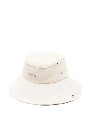Jacquemus Le Bob De-nimes Bucket Hat - White