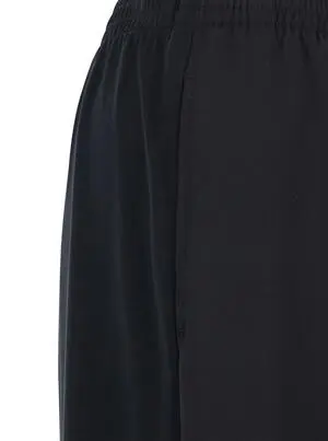 Balenciaga Black Pants With Elastic Waist In Wool
