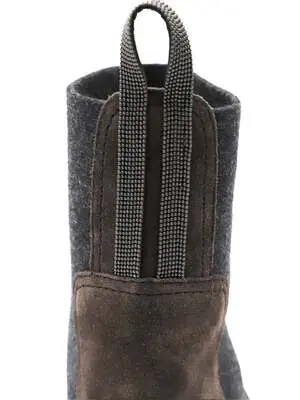 Brunello Cucinelli Suede Chelsea Boots - Brown